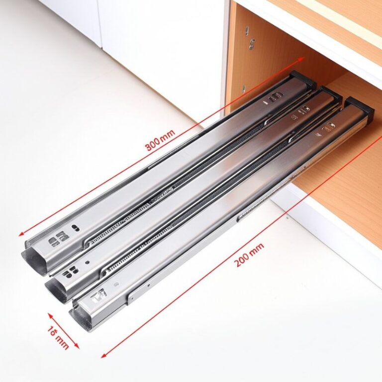 Tổng Hợp Kích Thước Ray Ngăn Kéo Phổ Biến Cho Từng Loại Ray